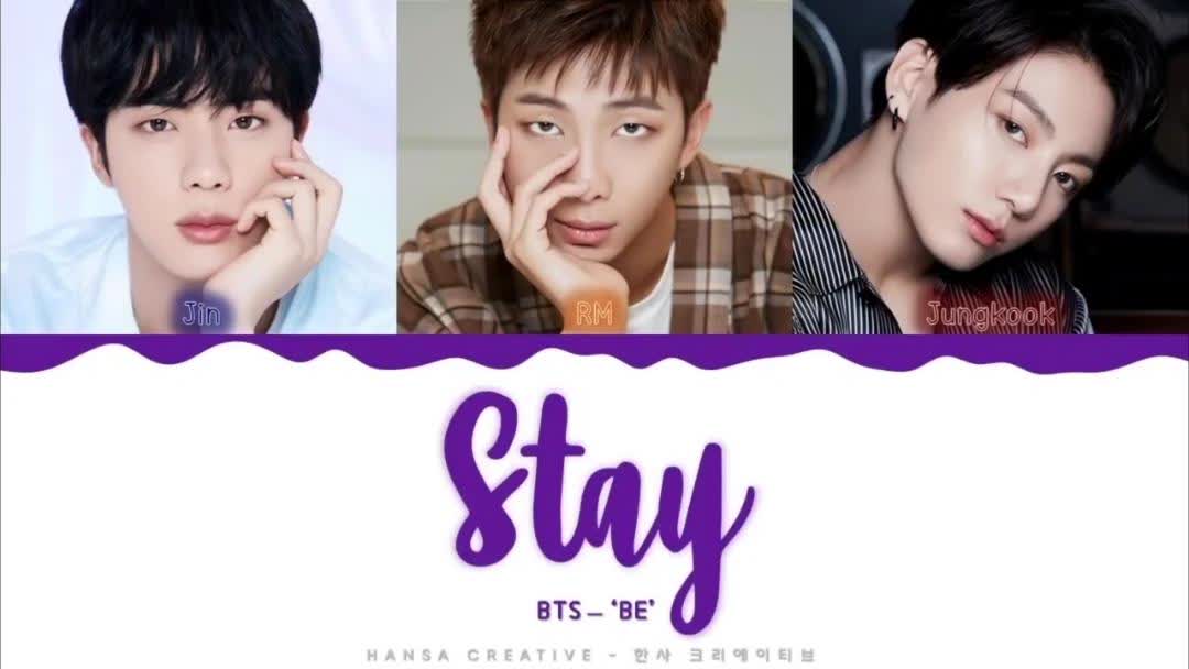 BTS Jin RM Jungkook "Stay" - TNAOT