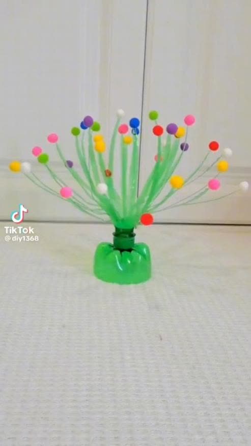 DIY- យកដបធ្វើផ្កា - TNAOT