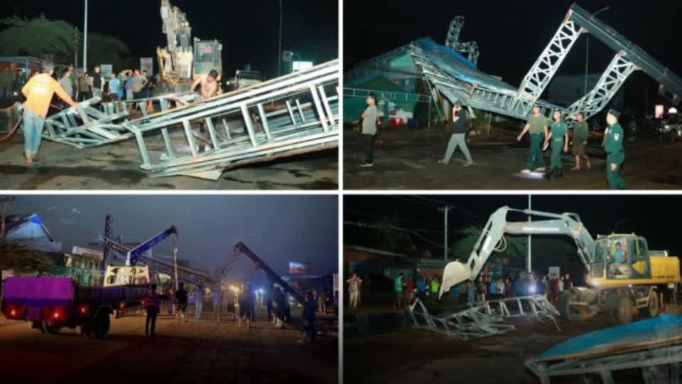 柬埔寨暴雨侵袭，40多栋房子被毁！ - TNAOT