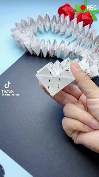 DIY បត់បេះដូងក្រដាស - TNAOT