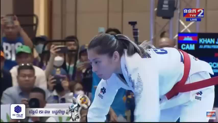 Khan Jessa - វិញ្ញាសាជូជីតស៊ូ របស់កញ្ញា ខាន់ ចេសា ឈ្នះ ៣ប្រកួតជាប់គ្នា Ne-Waza #SeaGamesCambodia ...