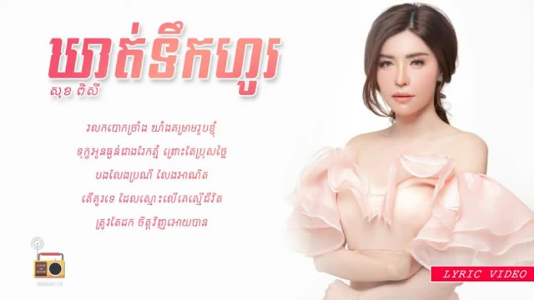 សុខ ពិសី (Sok Pisey) - ឃាត់ទឹកហូរ (Khoit Teok Ho) [Lyric Video] - TNAOT