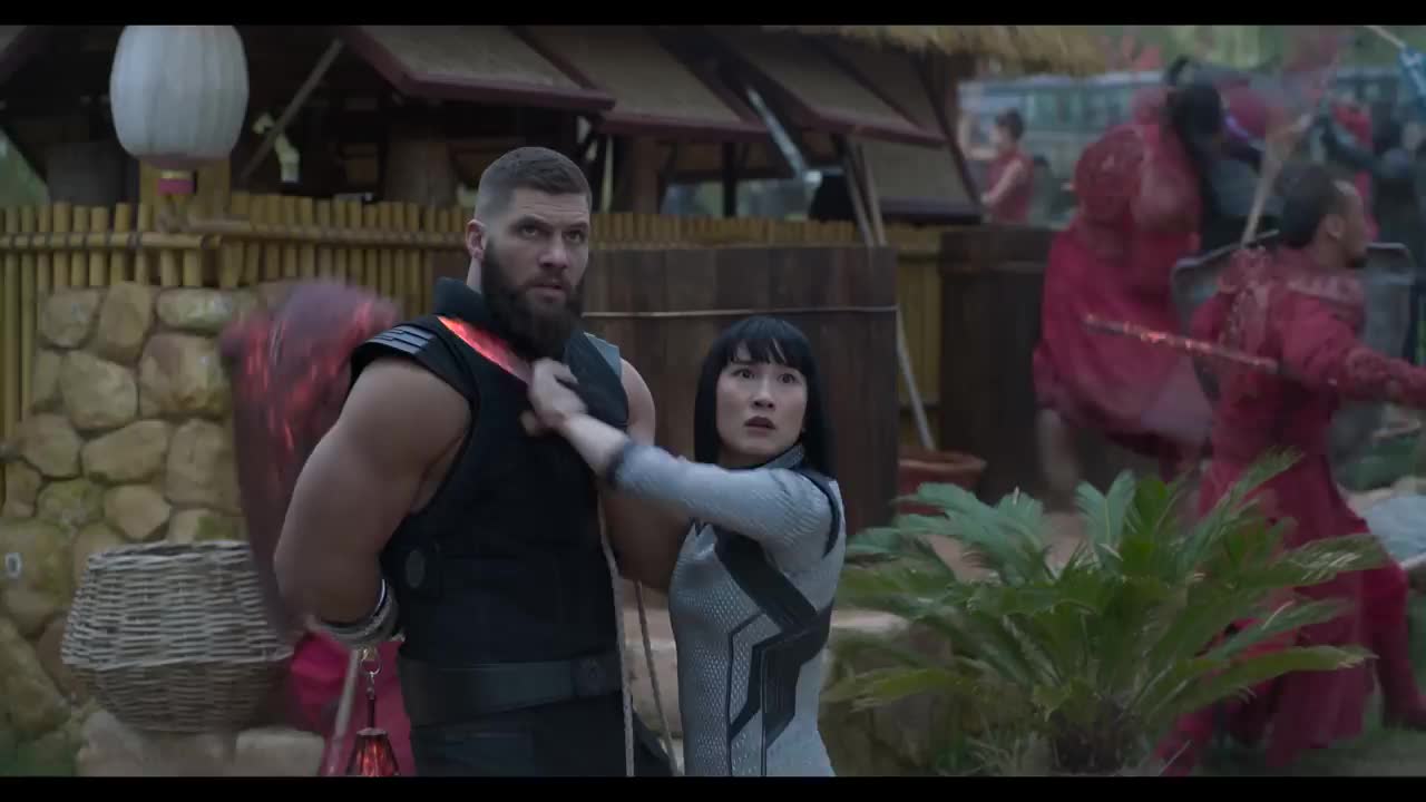 Ten Rings and Villagers vs. Minions Fight Scene [No BGM] _ Shang-Chi ...